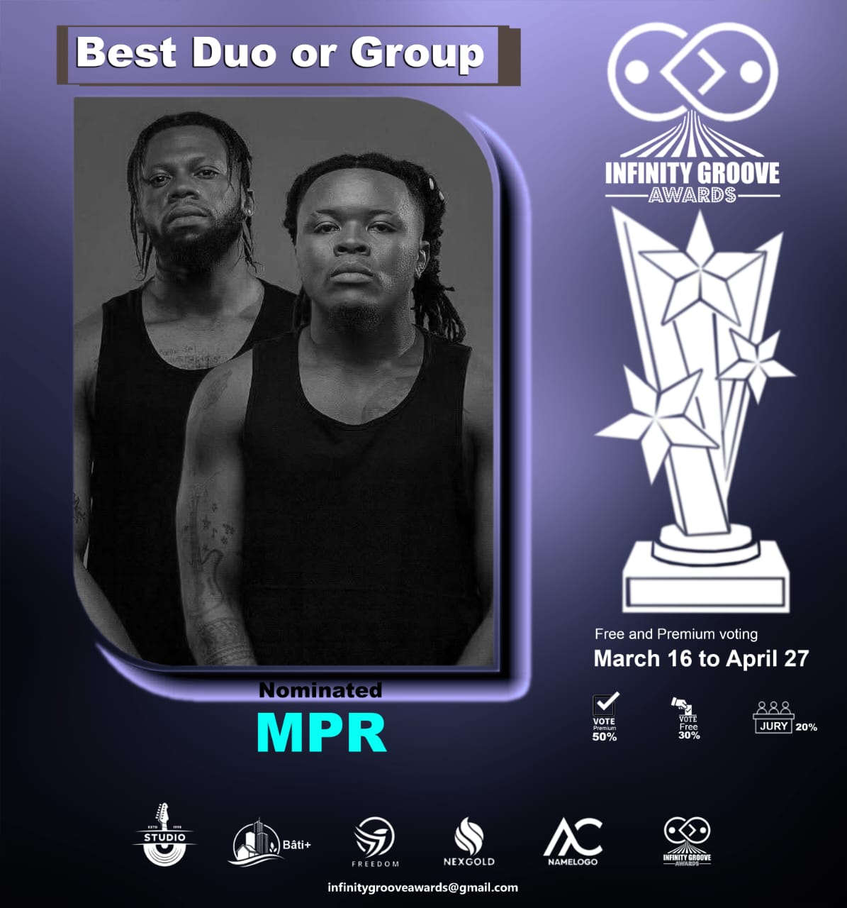 Vote - INFINITY GROOVE AWARDS